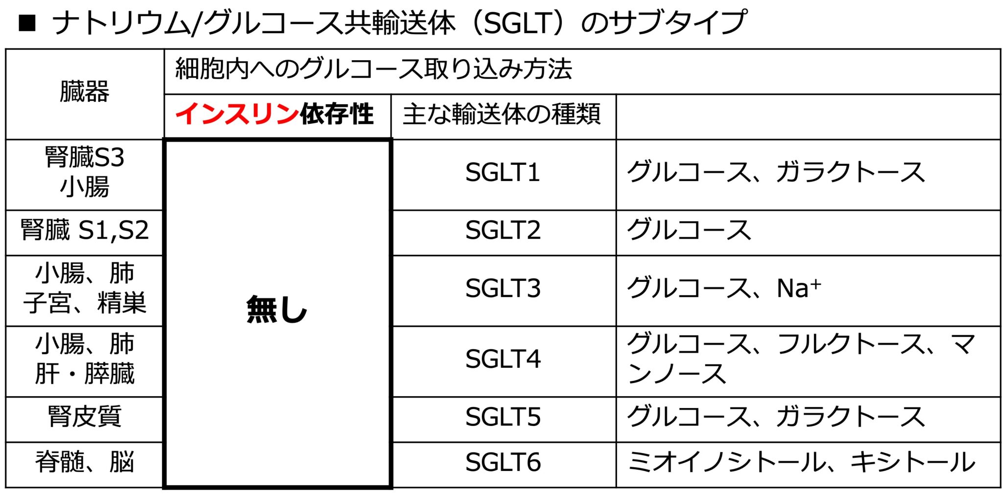 GLUTとSGLT グルコーストランスポーター | 栄養管理大好きブログ